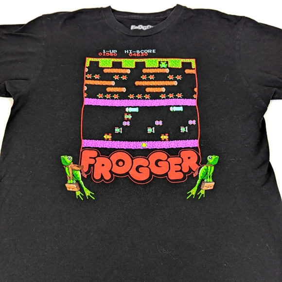 Frogger | Shirts | Frogger Iconic Video Game Tee Large | Poshmark
